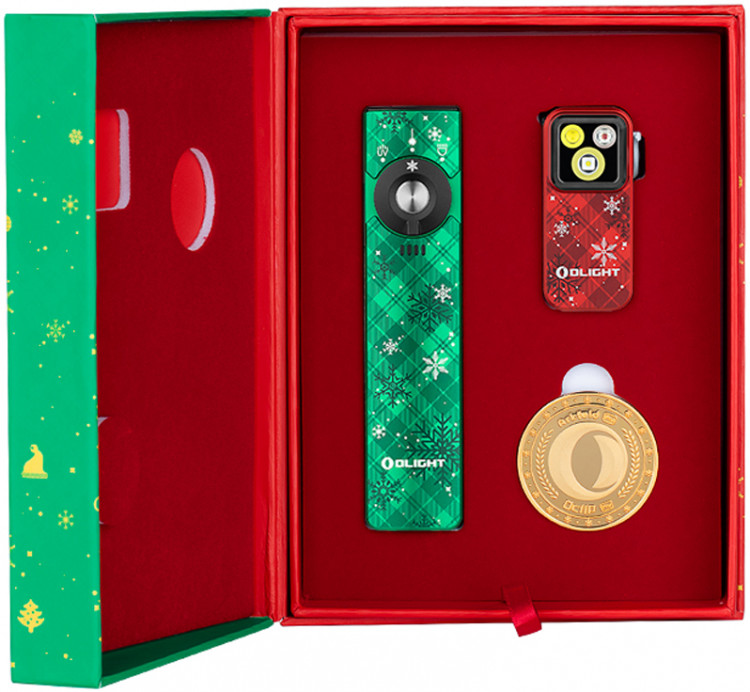 ᐈ Фонарь Olight Christmas Gift Box (Oclip Pro & Arkfeld Pro Class ...
